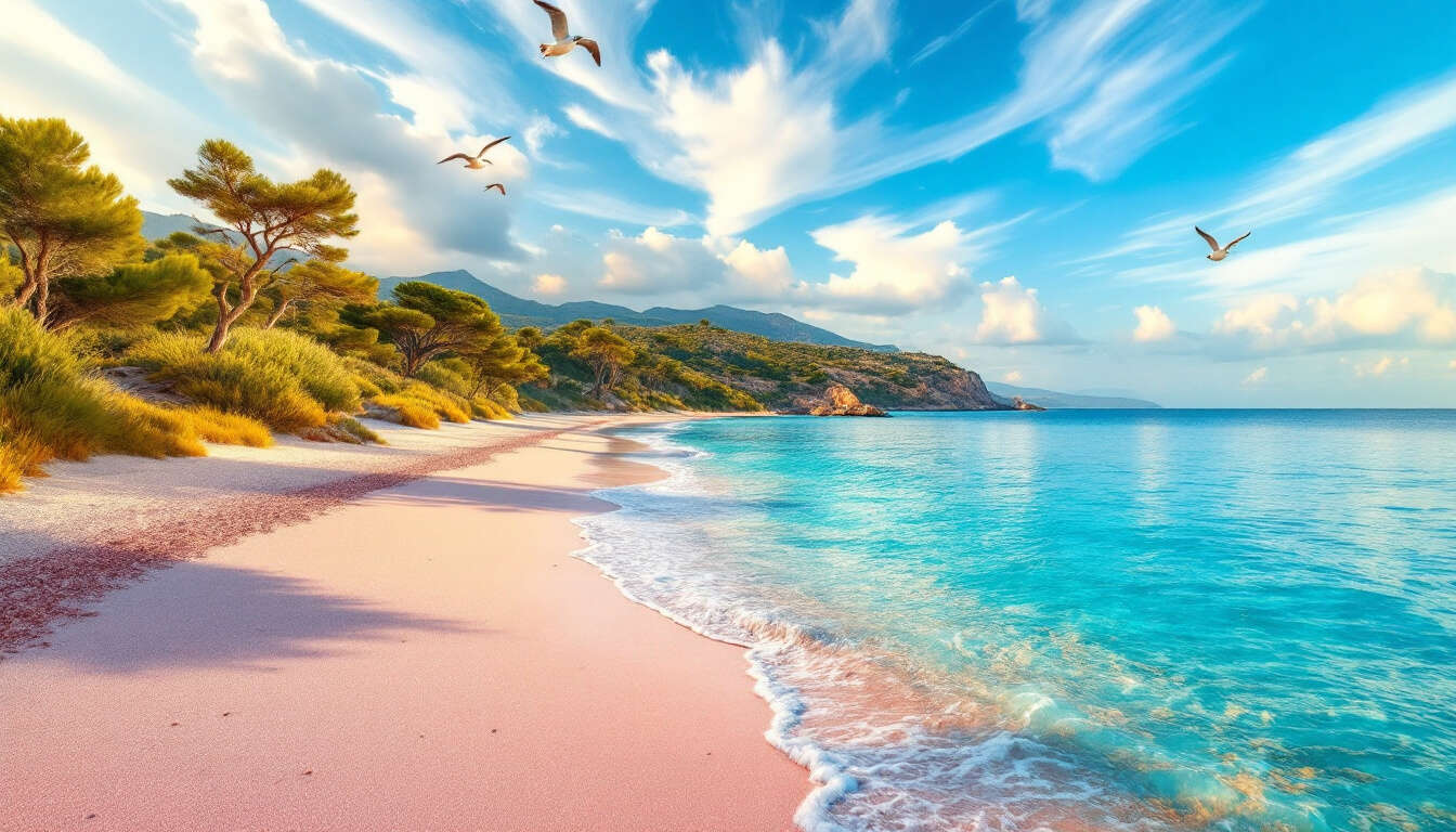 Cette plage rose de Sardaigne est un secret bien gardé